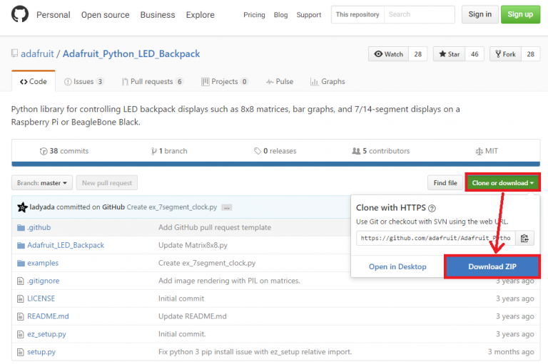 Adafruitの8×8ミニLEDマトリックスをRaspberry Piで使う | 計算機室