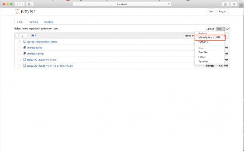 ESP32でJupyter notebookを使う。 | 計算機室
